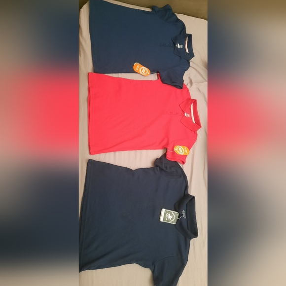 Beverly Hills Polo Club | Shirts & Tops | Set Of Three Polo Shirts Red ...